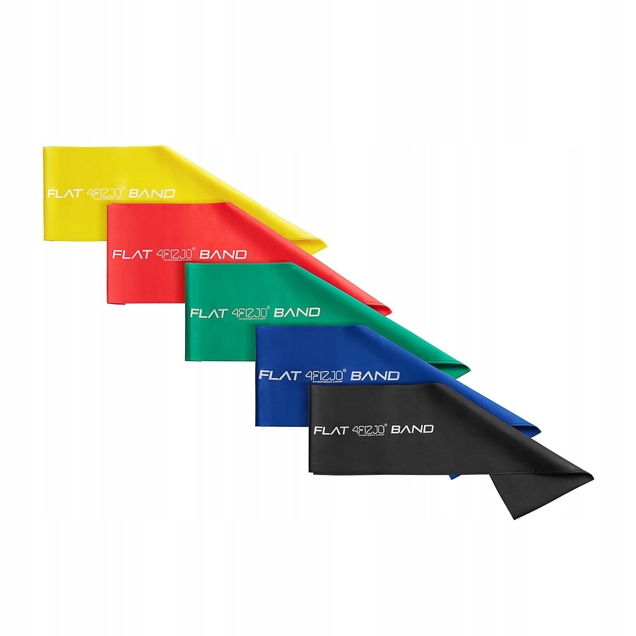 Set de 5 benzi de reabilitare cu rezistenta plata 4FIZJO pentru ...