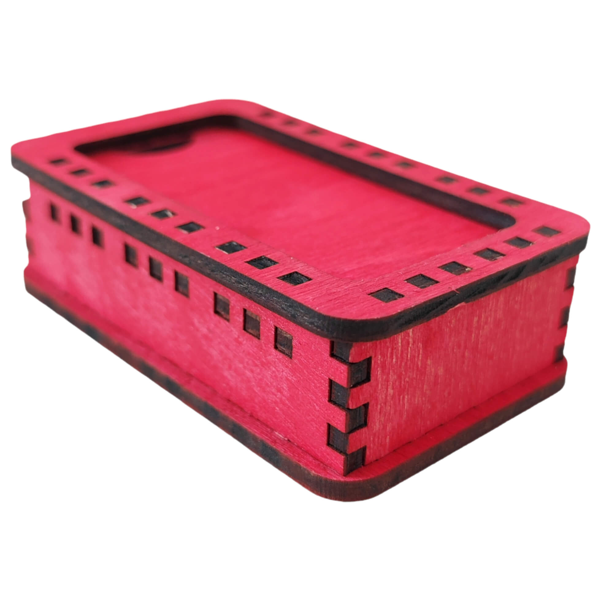 Cutie mica din lemn pentru stick USB, Rosu - eMAG.ro