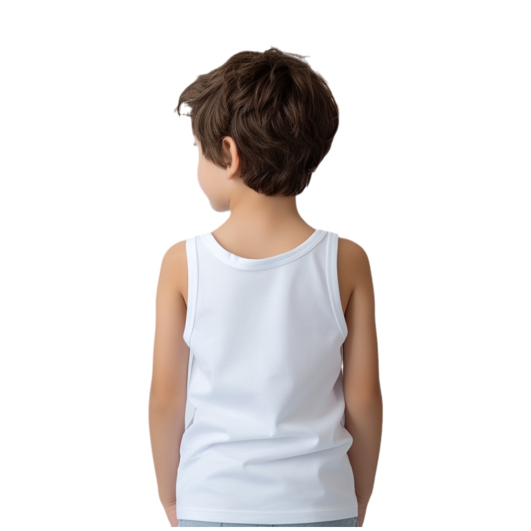 Set 4 maiouri copii baieti, 100%bumbac, alb, 6-7 ani - eMAG.ro