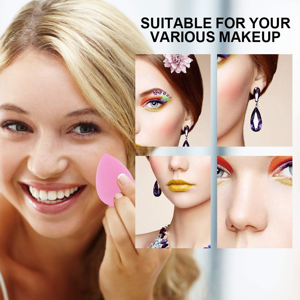 Set 5 buretei machiaj, Diverse utilizari, Multicolor - eMAG.ro