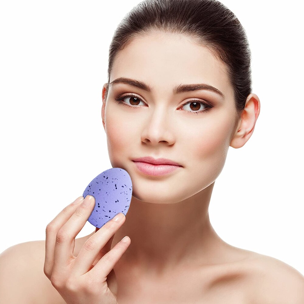 Set 3 buretei machiaj, Reutilizabili, Violet - eMAG.ro