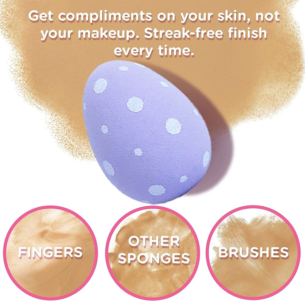 Set 3 buretei machiaj, Reutilizabili, Violet - eMAG.ro