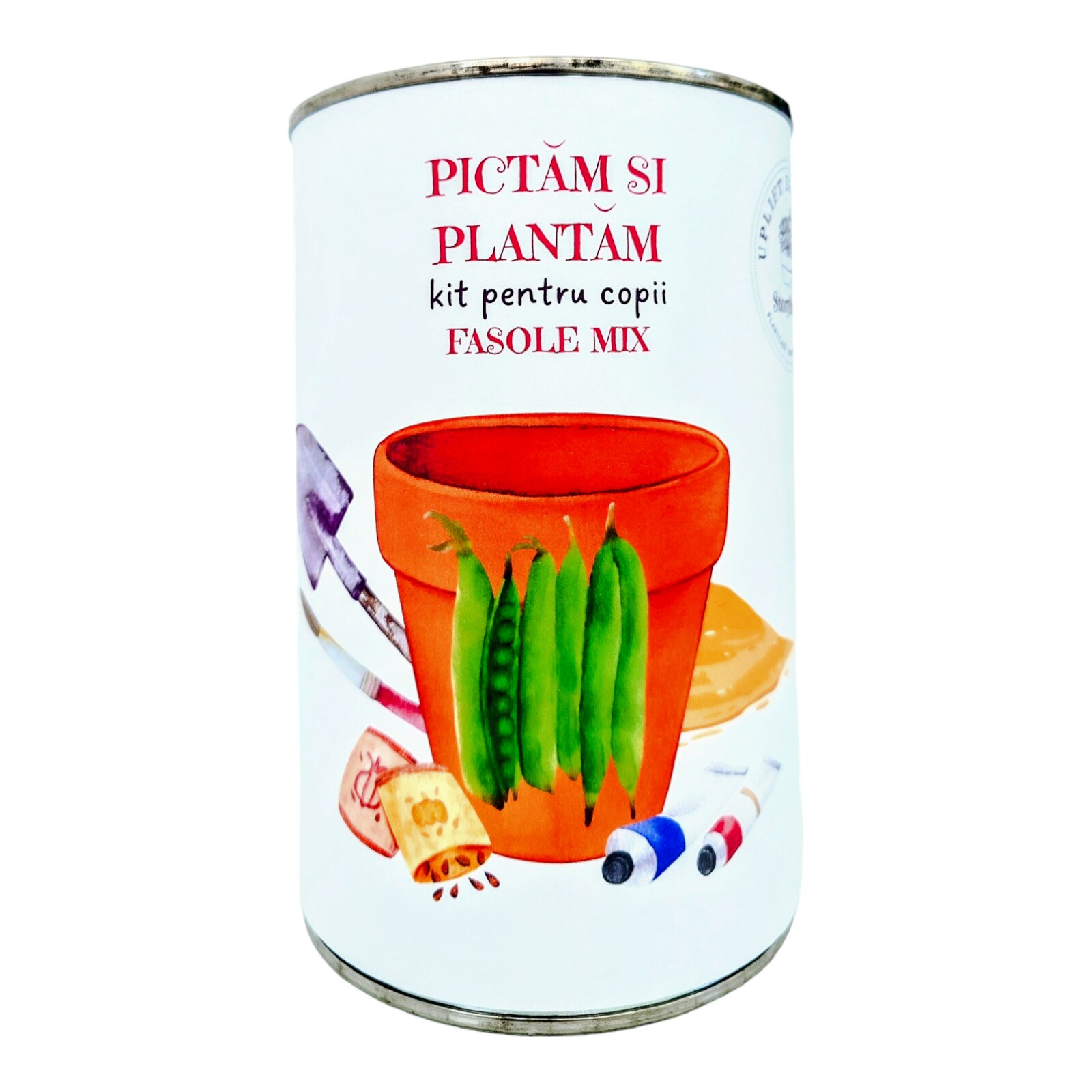 Kit educativ pentru copii, Uplift Elements, Pictam si Plantam Fasole ...