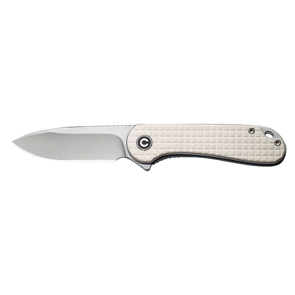 Cutit pliabil Elementum C907A-3, Civivi, Otel, 7.5 cm, Alb - eMAG.ro