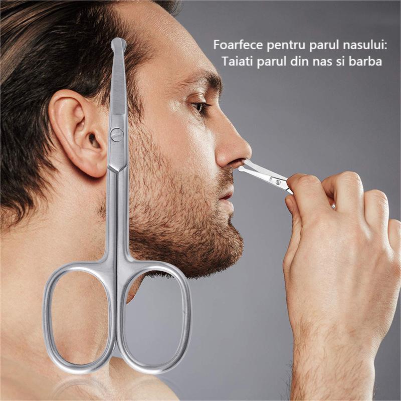 Set ingrijire 2 piese, forfecuta pentru cuticule, foarfece pentru parul ...