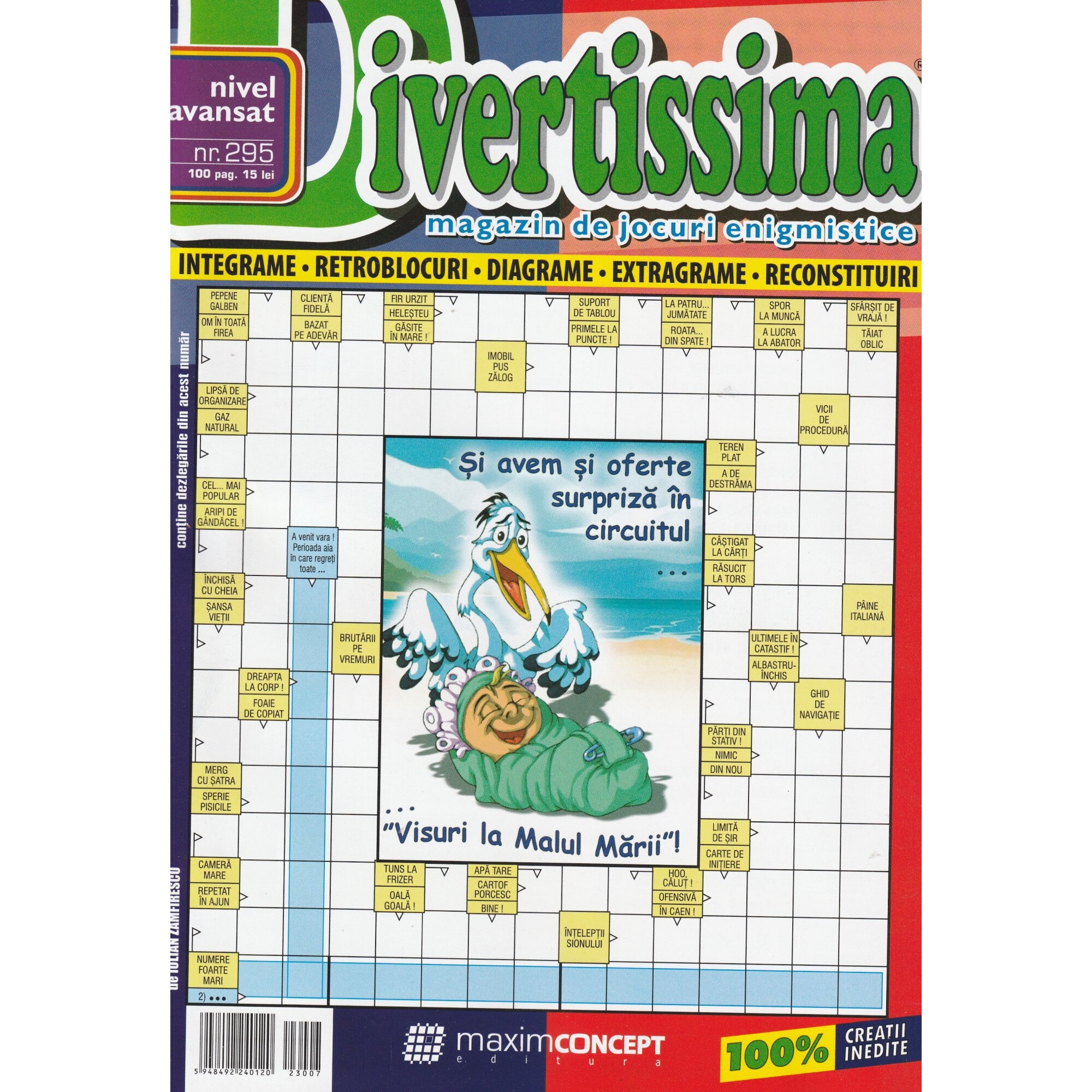 Integrame divertissima 295 - nivel avansat, Maxim - eMAG.ro