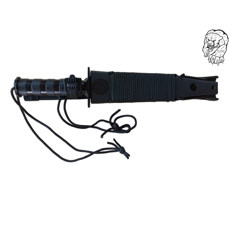 Cutit tactic Cougar Extreme Survival, kit supravietuire, otel, 35 cm ...