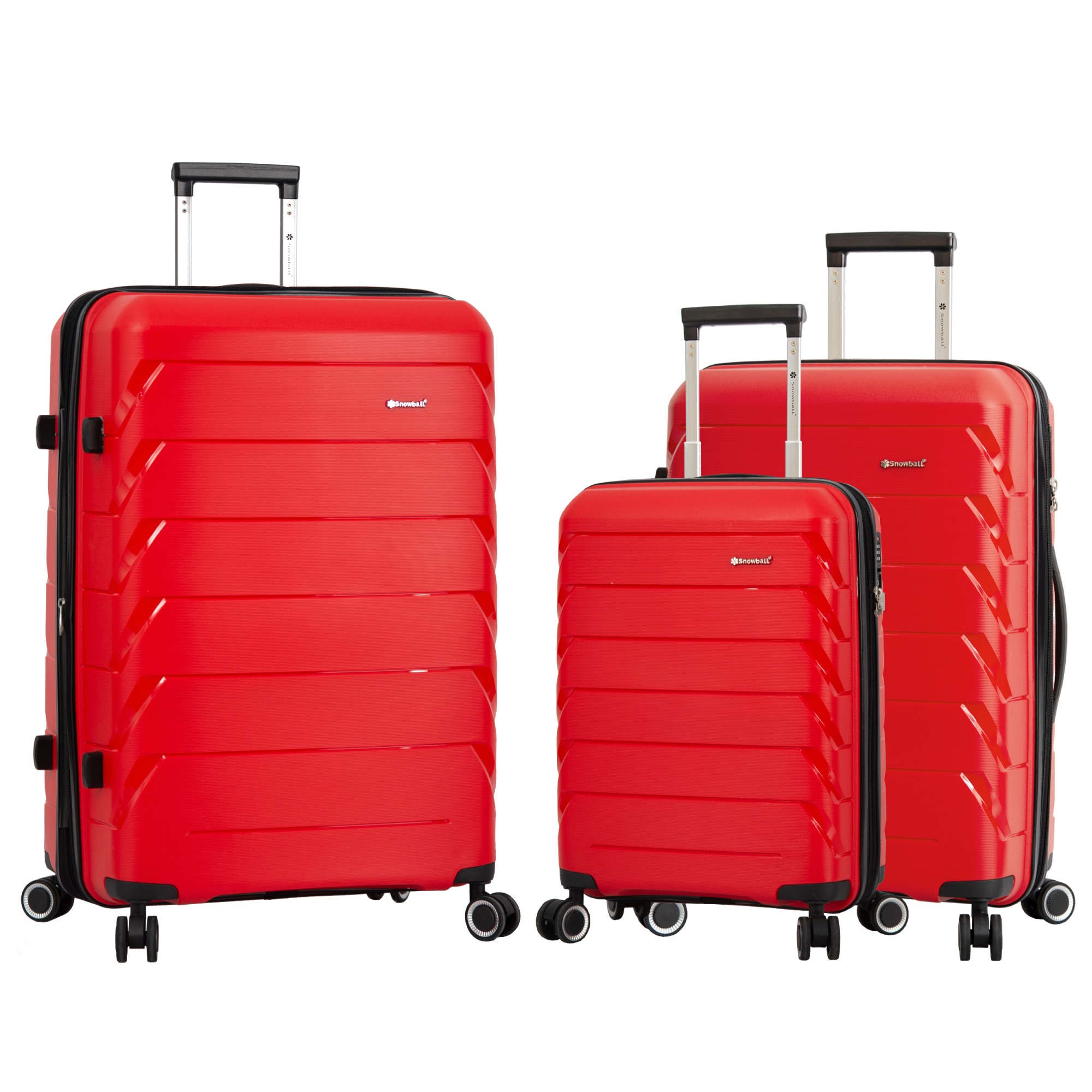 Set Trolere Extensibile Snowball SW33603, Polipropilena, 4 Roti Duble ...