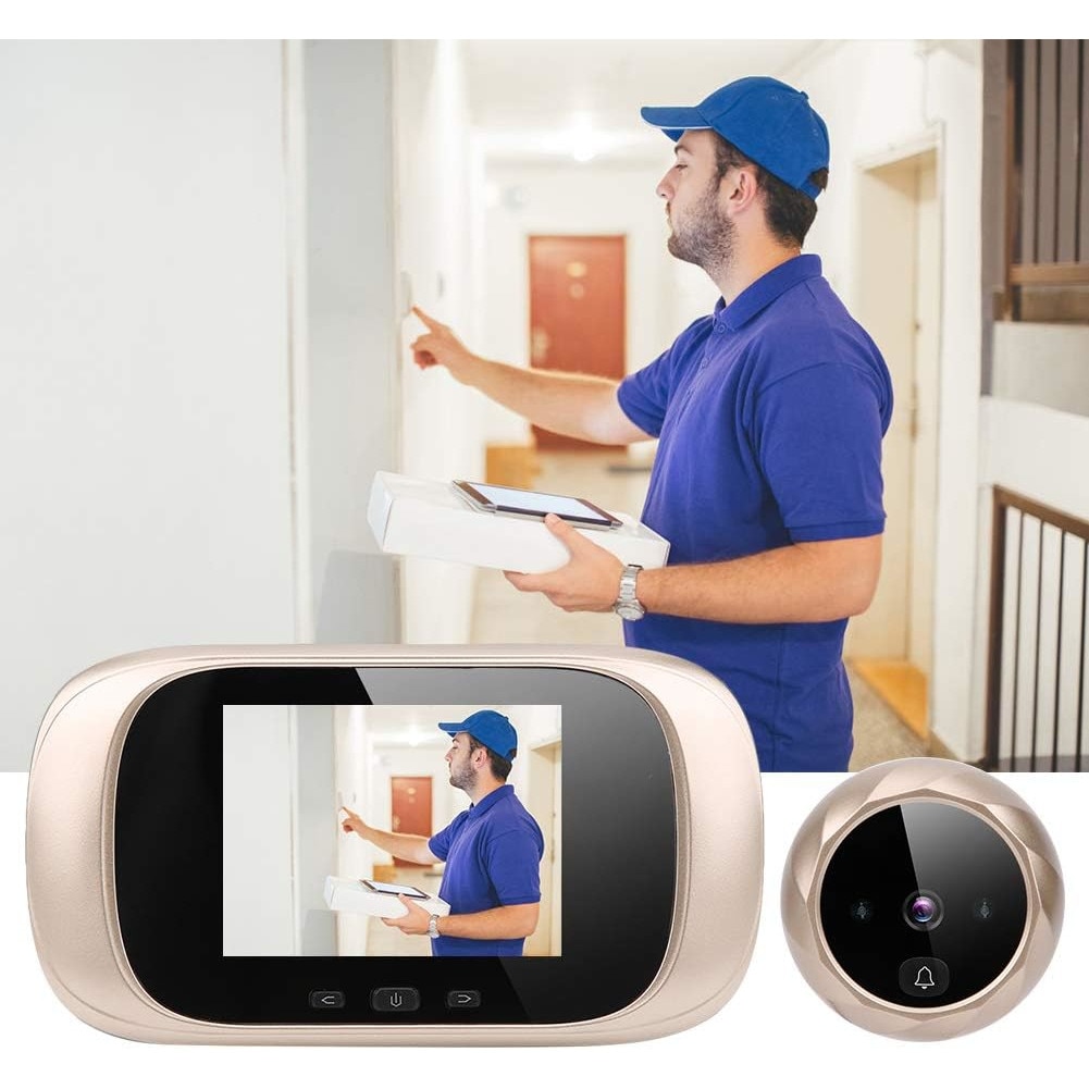 Vizor electronic pentru usi, mod de vedere nocturna in infrarosu ...