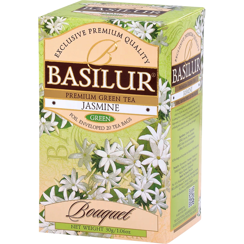 Pure Ceylon prémium zöld tea Green Jasmine "Bouquet Collection", 20 ...