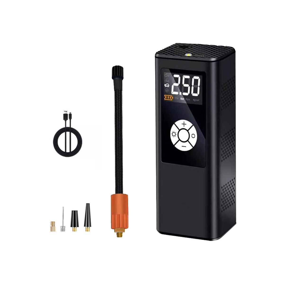 Mini compresor auto, portabil, digital, Roll Fast, 150 PSI, 40 L/min ...