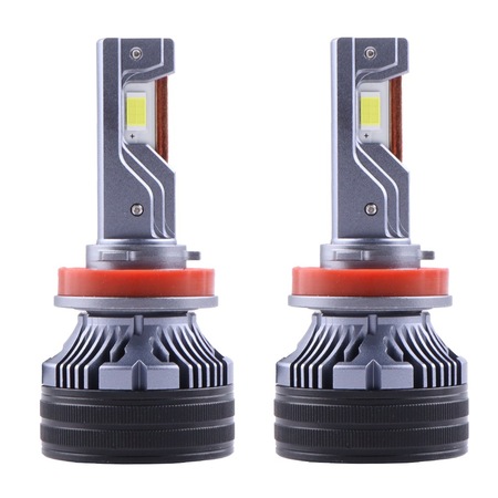 Set 2 LED-Uri Auto Techstar® P7Q, H11, 200W, 31000 Lumeni, 6000K, 12 ...