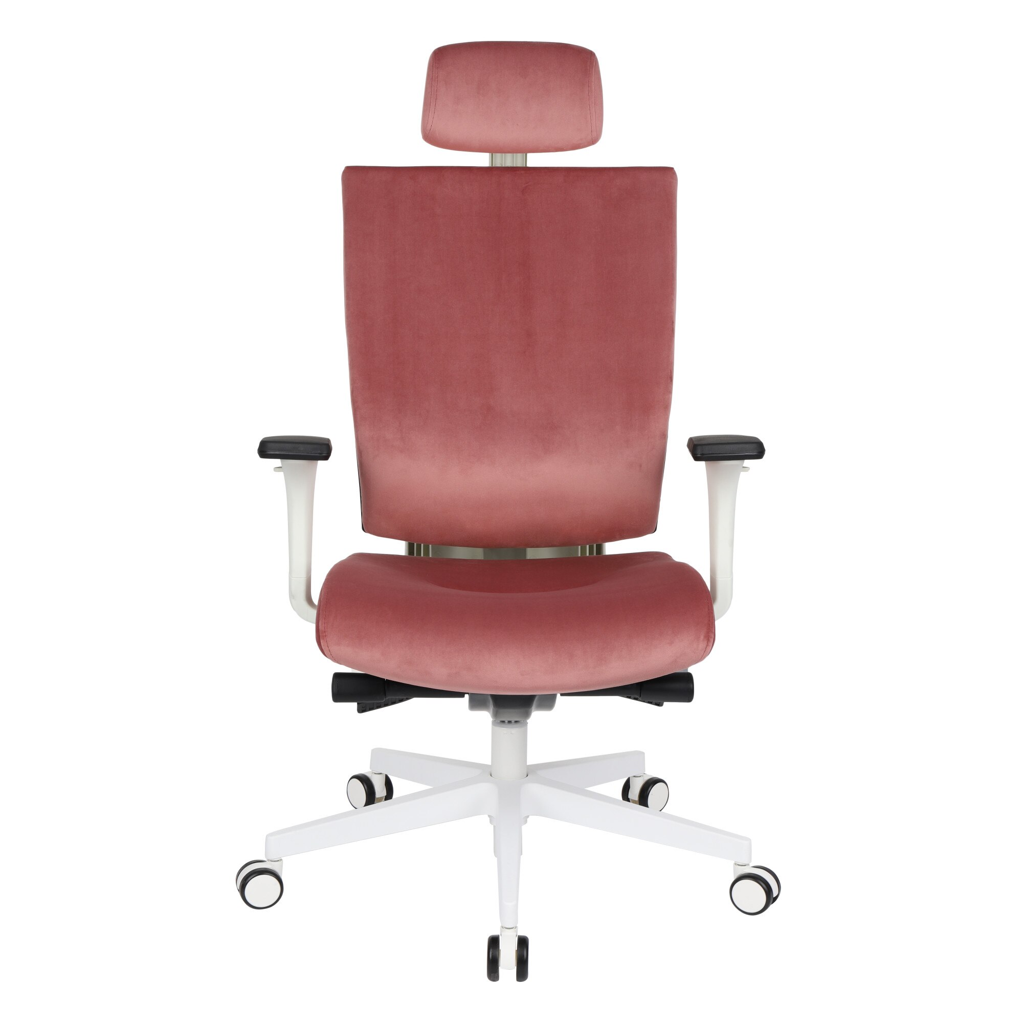 Scaun de birou, Grospol, MaxPro WT HD cu tetiera, Baza White, Cotiere ...