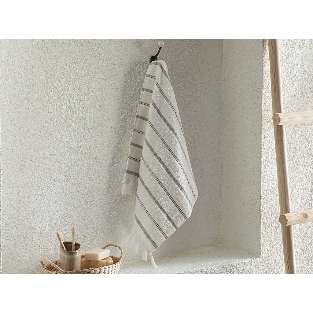 Prosop de fata, English Home, Sirius, Bumbac 100%, 50x70 c, m Ecru-Bej ...