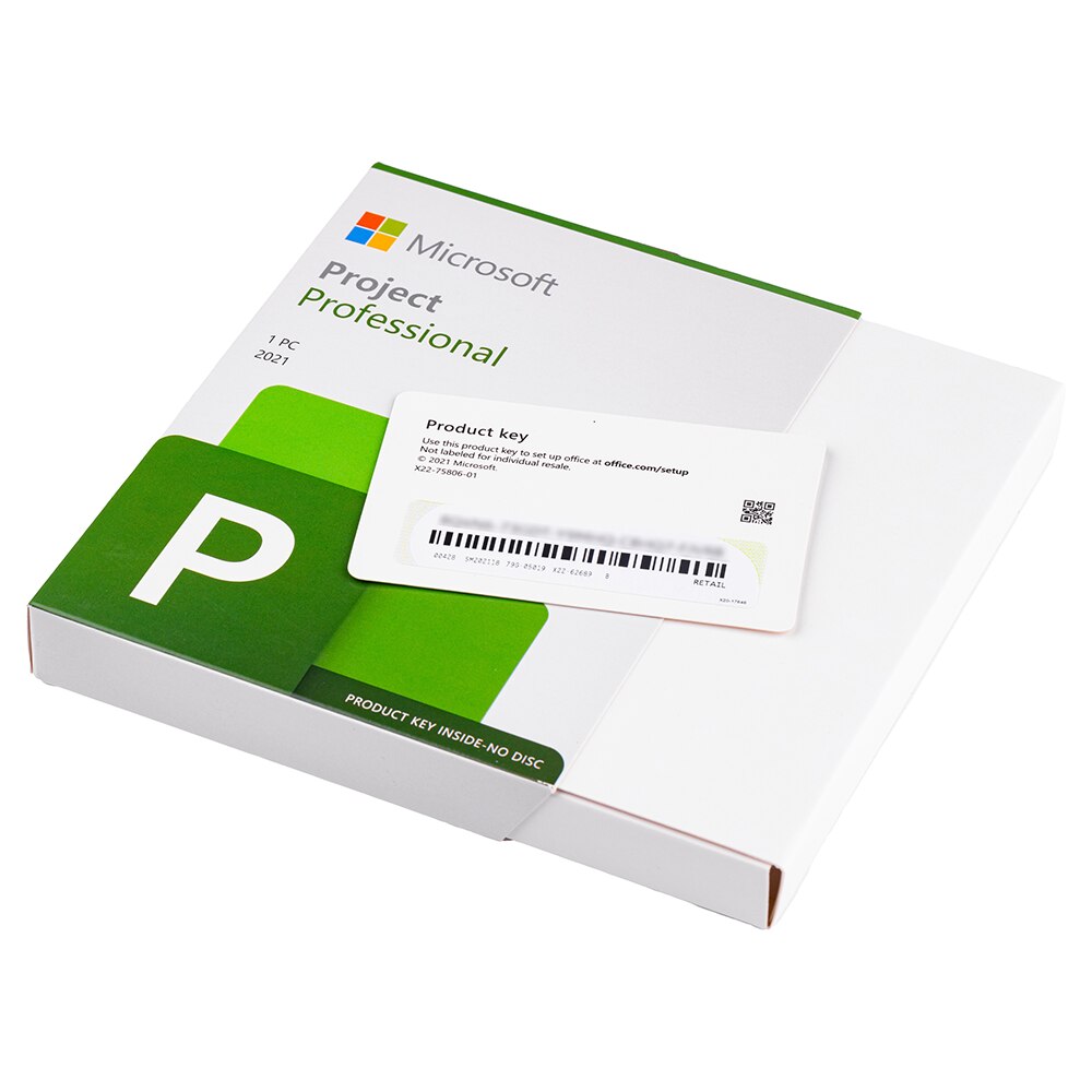 Microsoft Project Professional 2021, Retail FPP, Windows 64 bit ...