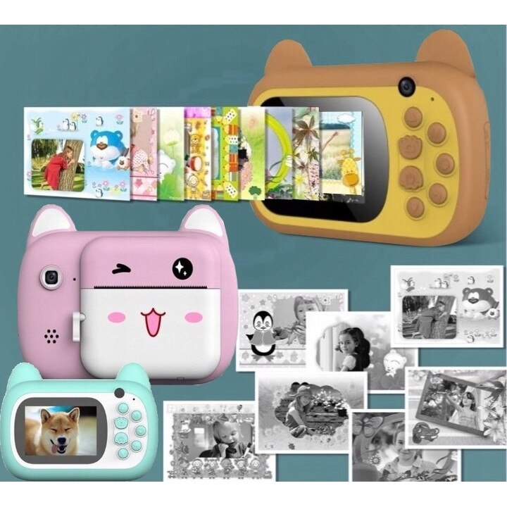 Camera digitala HD instantanee cu imprimanta pentru copii, POLARX 2, 3 ...