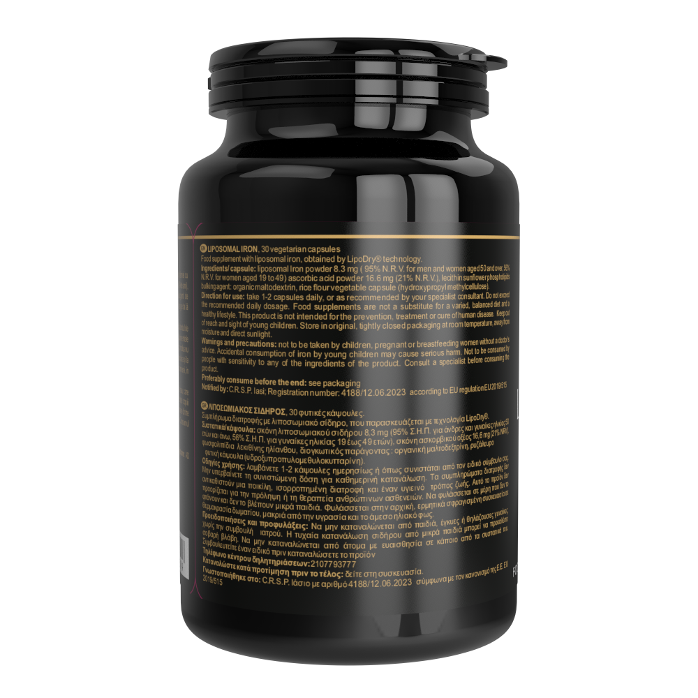 Supliment alimentar Fier Lipozomal 8,3 mg, Vita Code Lab, 30 capsule ...