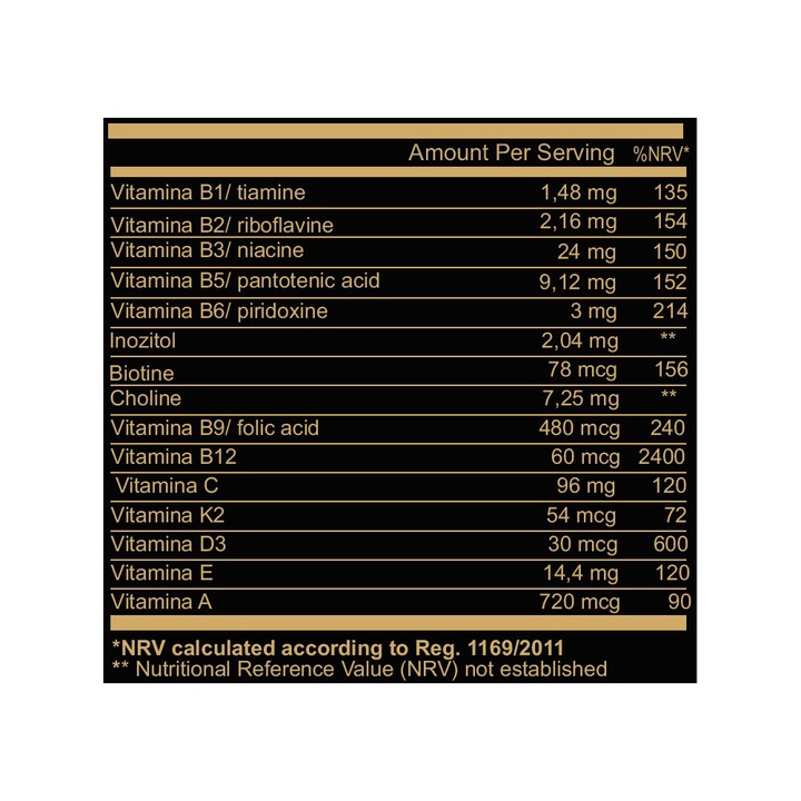 Supliment alimentar Multivitamine Lipozomale, Vita Code Lab, 30 capsule ...