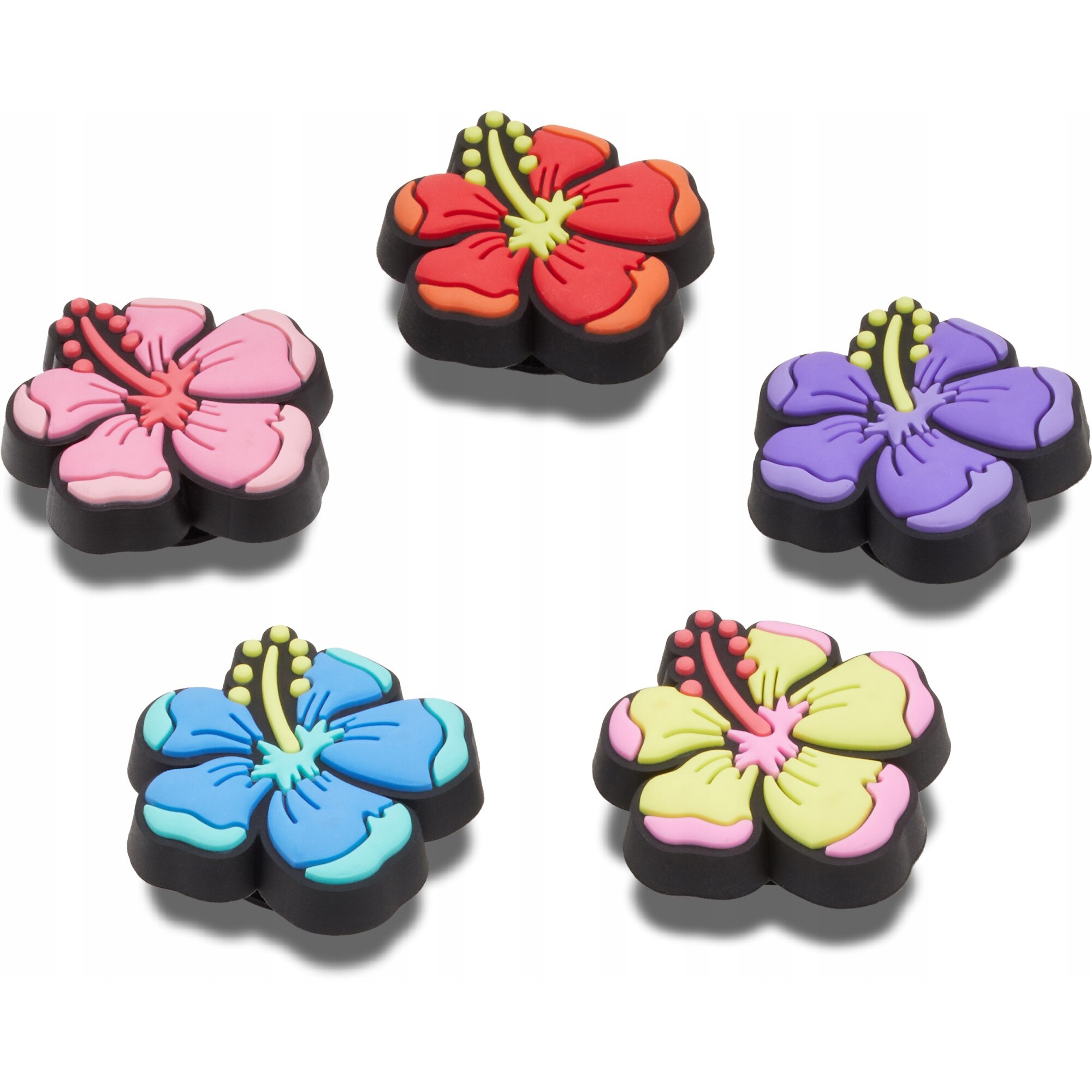 Accesoriu Crocs Jibbitz, Hibiscus 5 bucati, Mulicolor - eMAG.ro