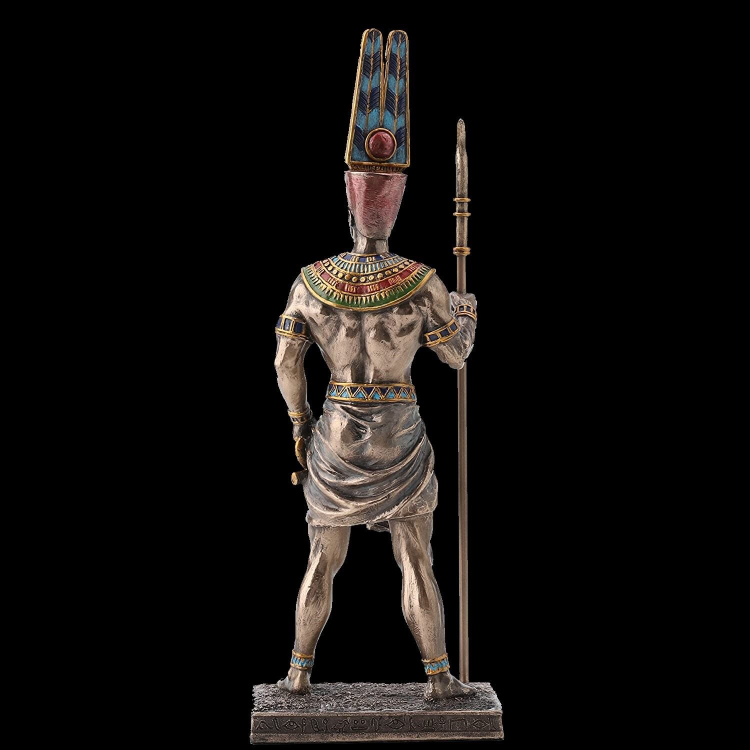 Figurina cu Amon Zeul Egiptean al Fertilitatii, Decorativa, din Rasina ...