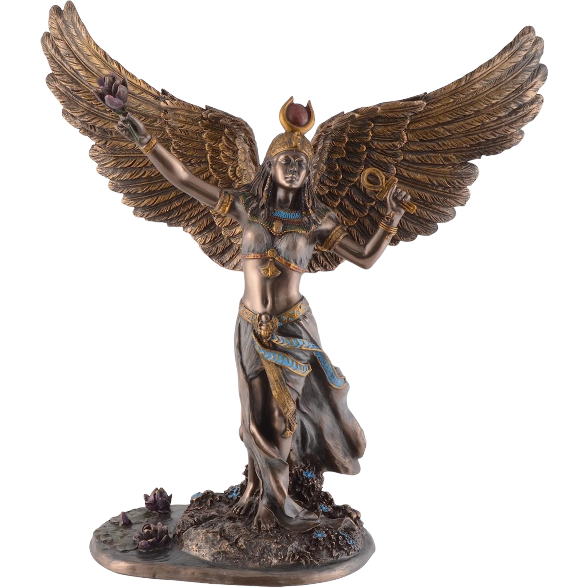 Figurina cu Zeita Egipteana Isis, Decorativa, din Rasina, WU77973A4 - eMAG.ro