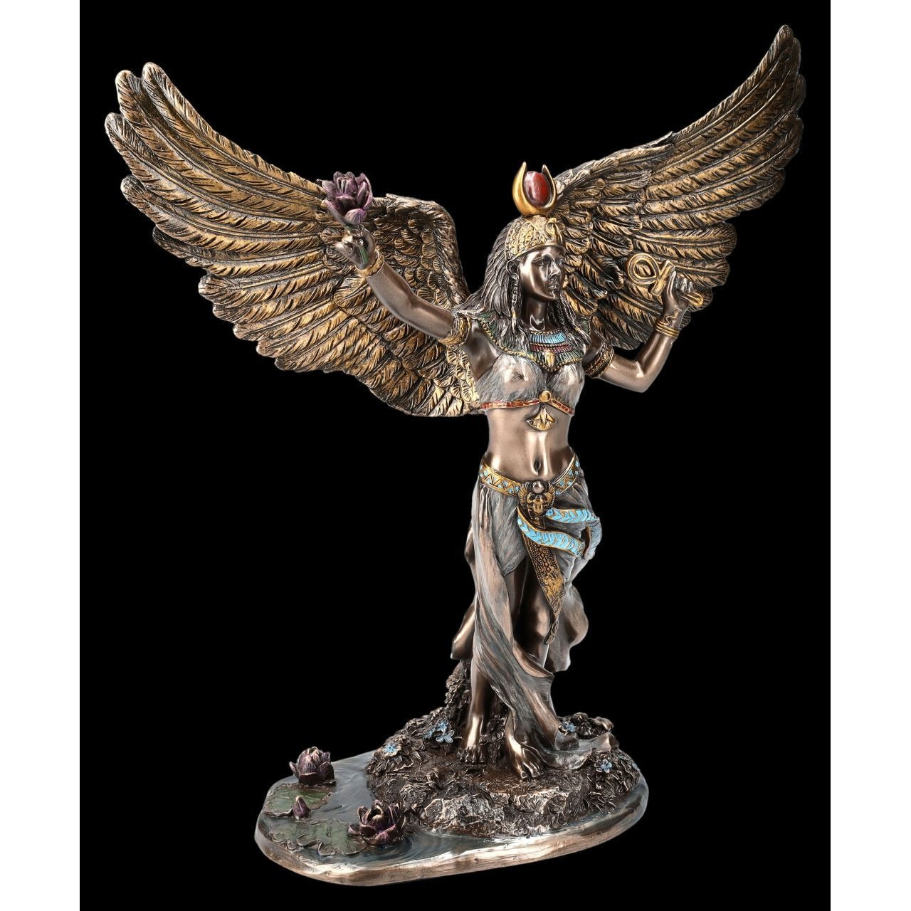 Figurina cu Zeita Egipteana Isis, Decorativa, din Rasina, WU77973A4 - eMAG.ro