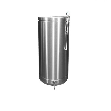 Butoi inox alimentar 180 litri, echipat complet cu capac flotant ...