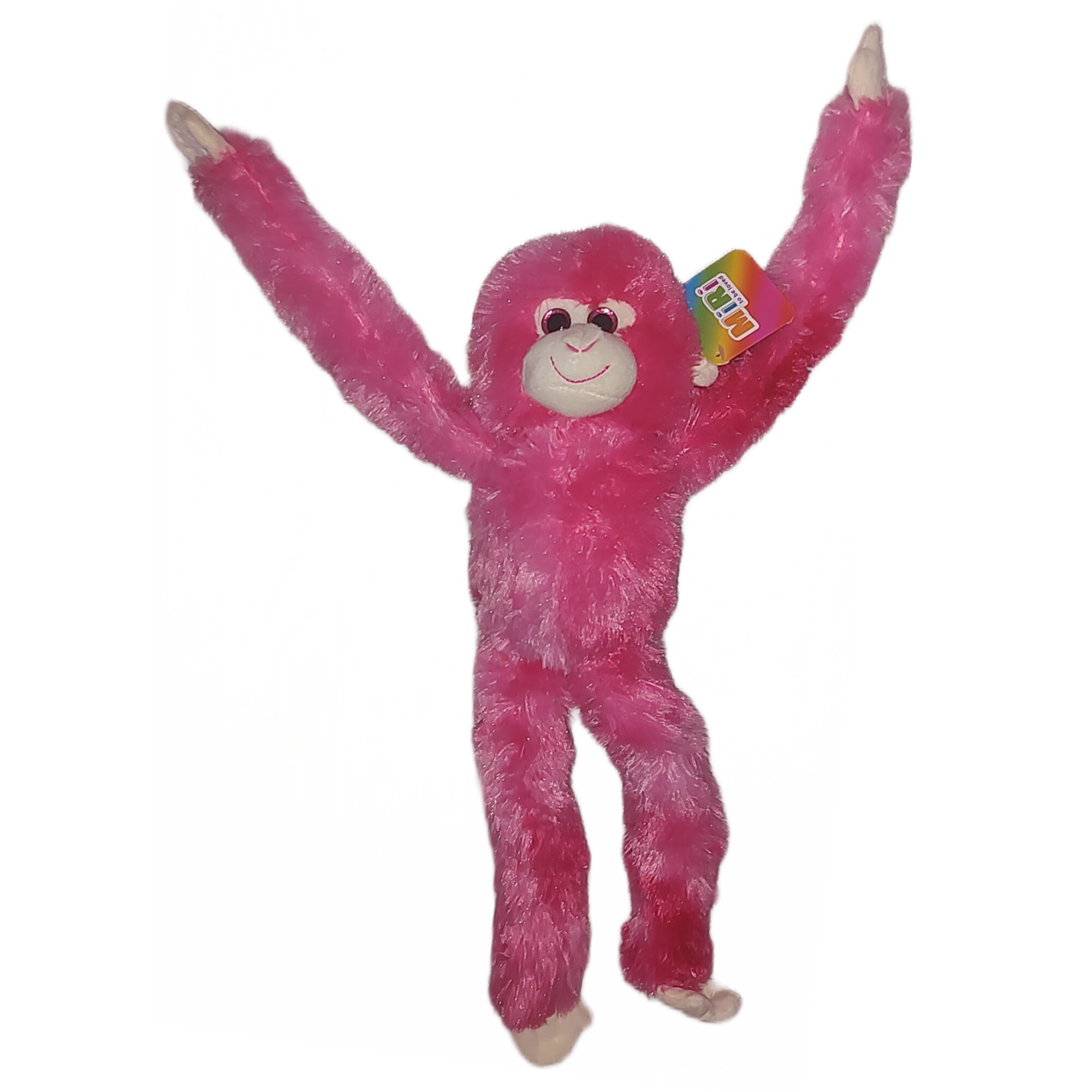 Jucarie de plus Maimuta, Roz, Miri to be loved, 55cm - eMAG.ro