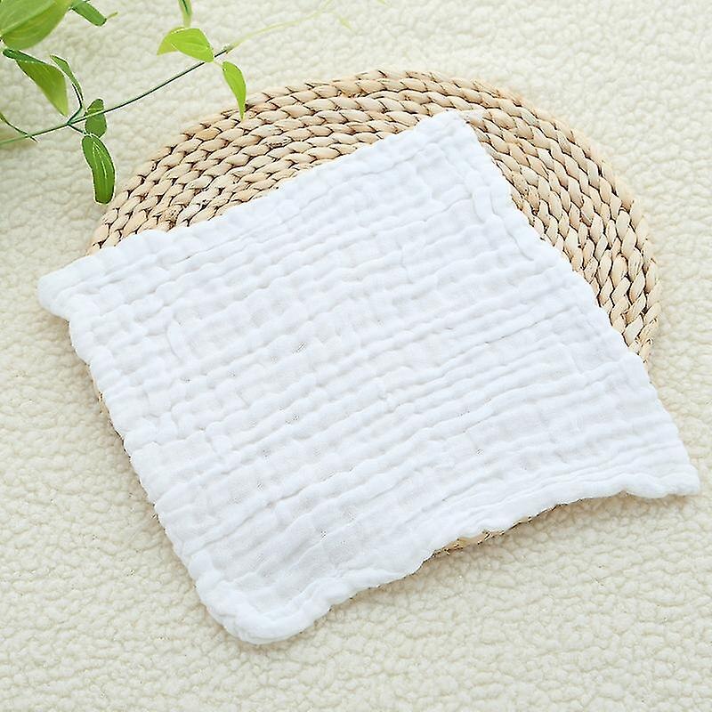 Set 5 prosoape din muselina KERNOWSUN pentru copii 30x30cm, Alb - eMAG.ro