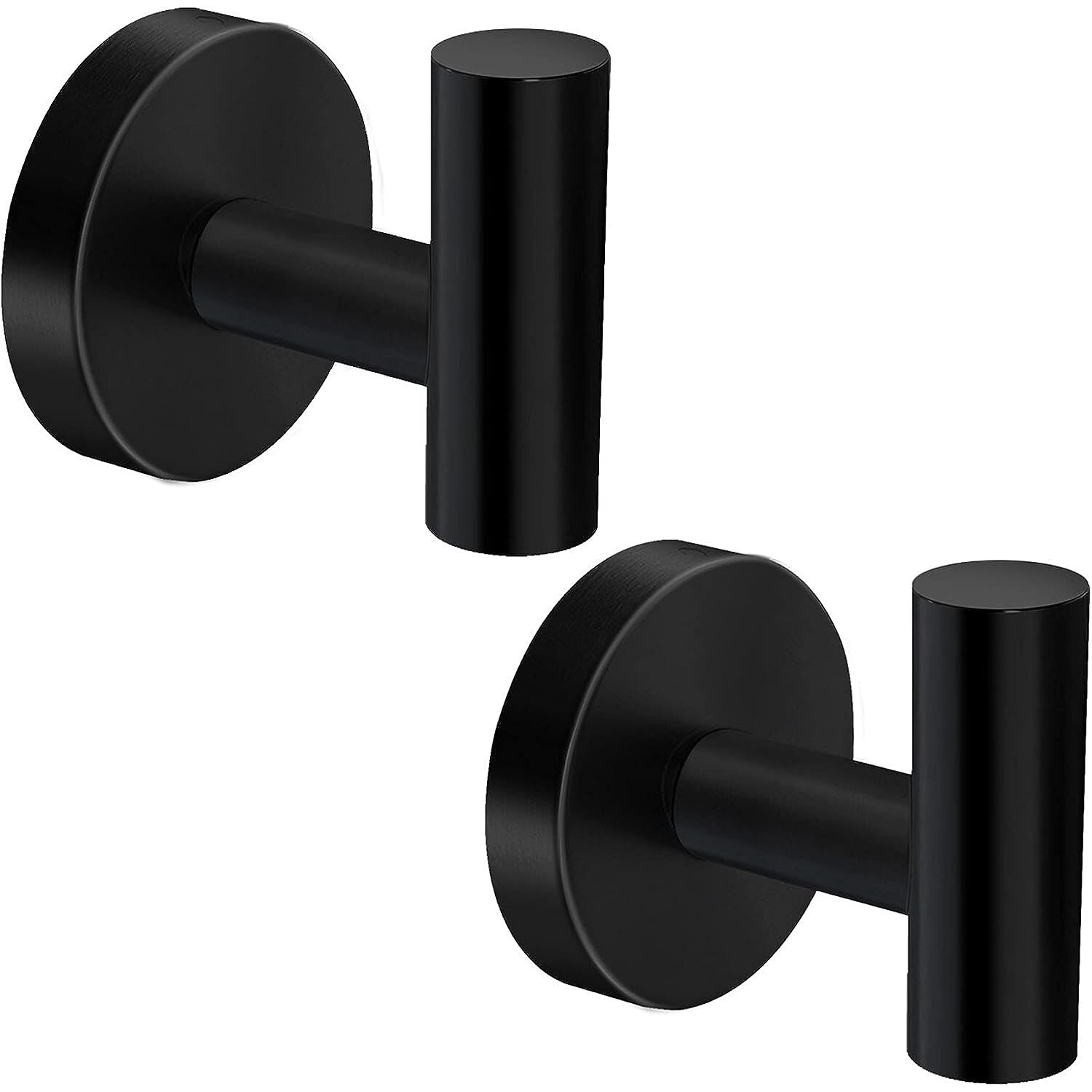 Set de 2 carlige pentru prosoape, Negru - eMAG.ro