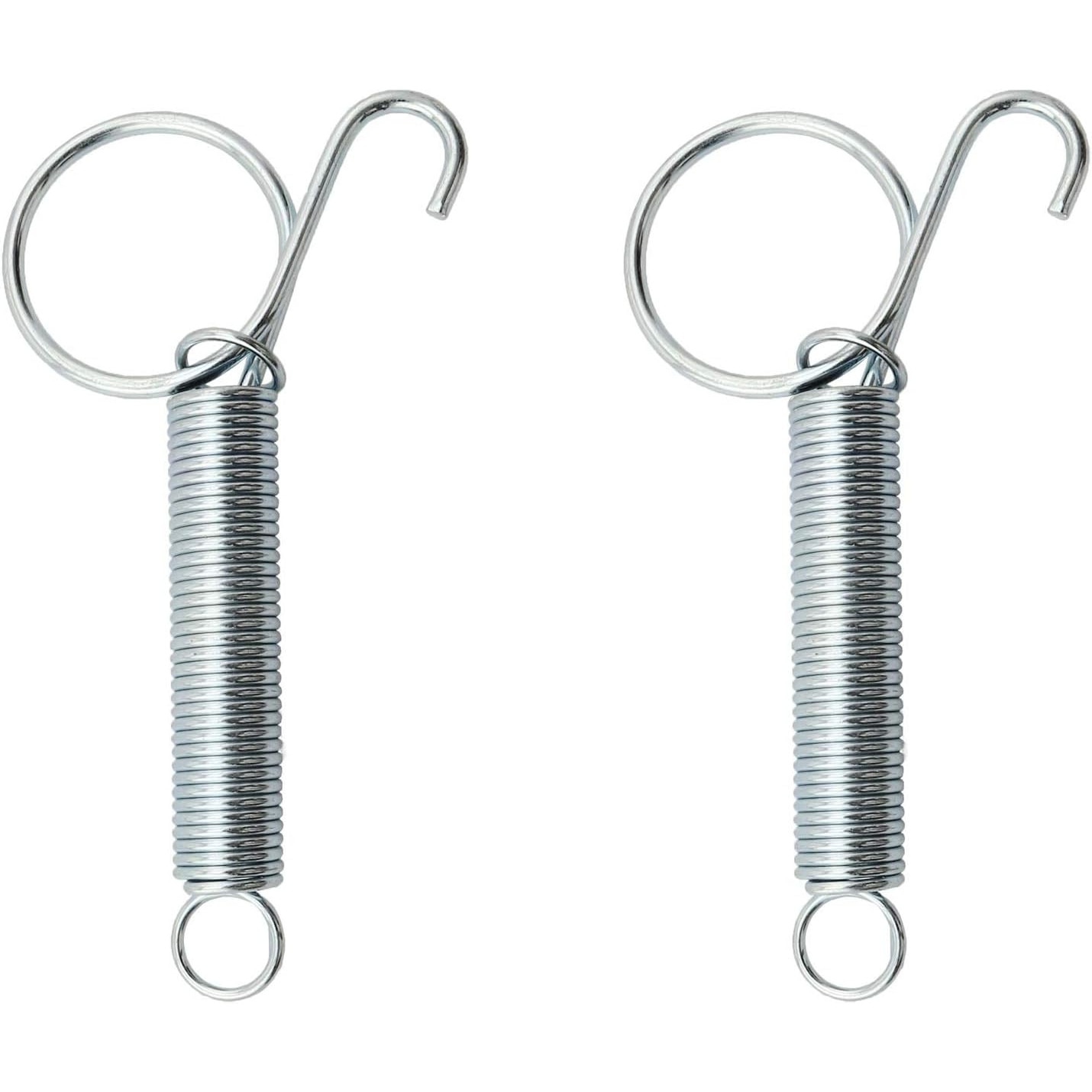 Set 2 carlige cu arc pentru cusca, Metal, Argintiu, 85 mm - eMAG.ro