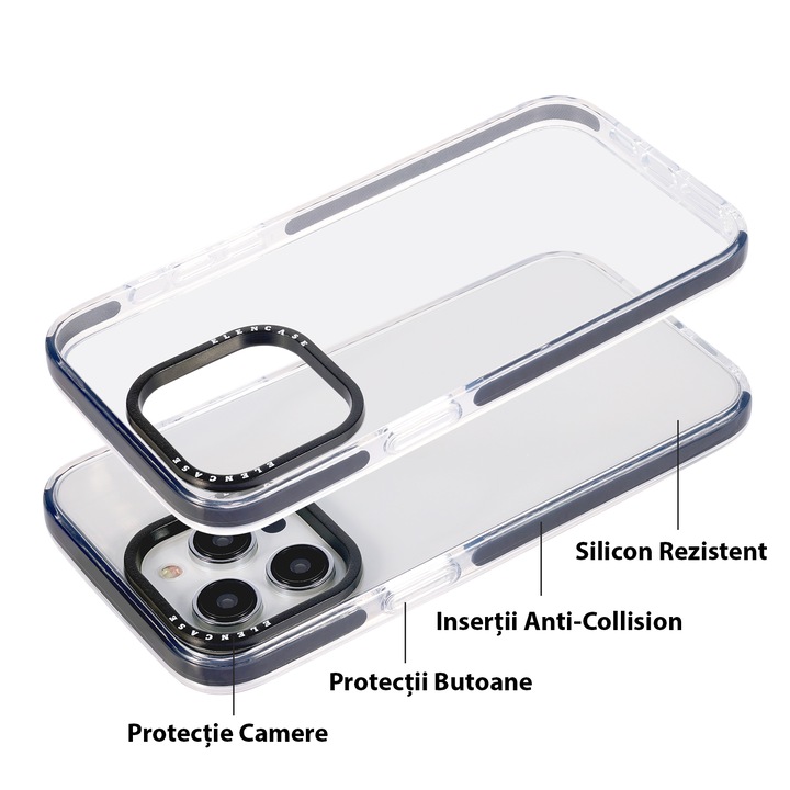 Husa de Protectie, Pentru Apple iPhone 14 Pro, Elen Case Cold Bears cu ...