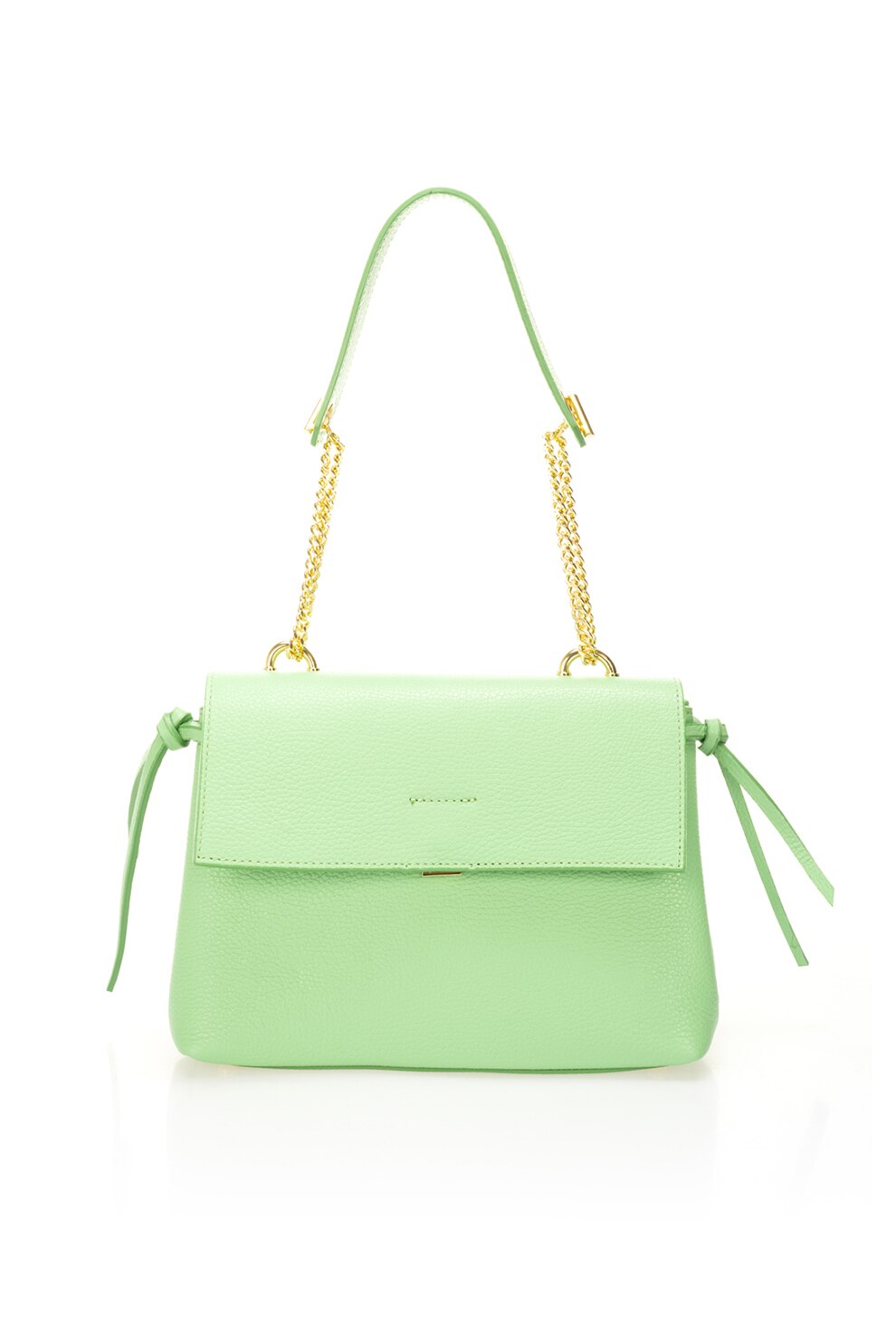 Massimo Castelli, Geanta crossbody de piele, Menta - eMAG.ro
