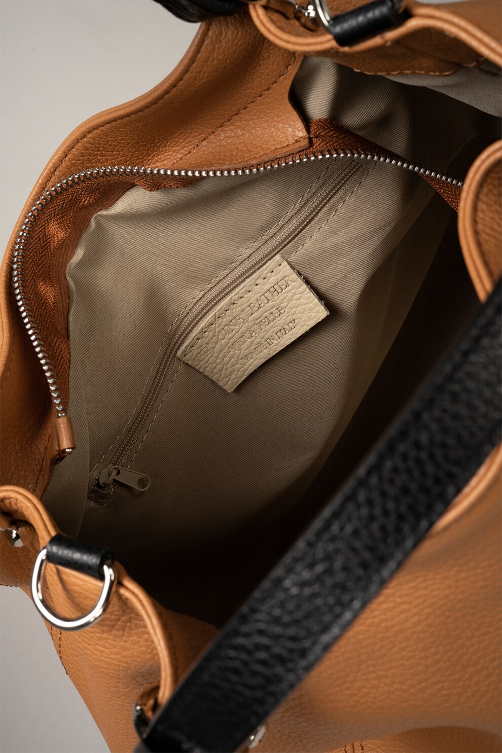 Massimo Castelli, Geanta shopper din piele cu aspect texturat, Negru ...