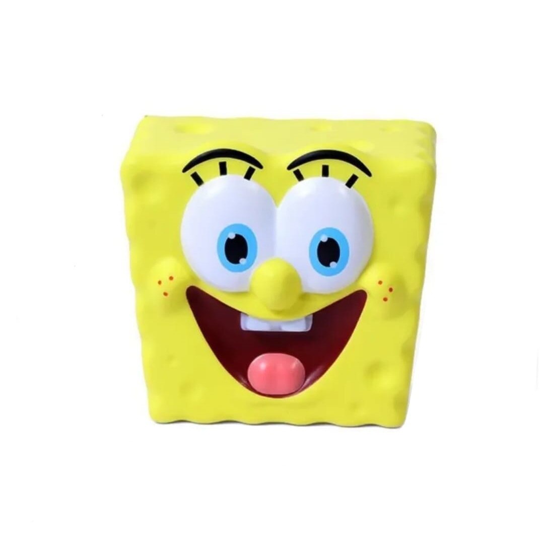 Jucarie Squishy, tip Spongebob, galben, 10 cm - eMAG.ro