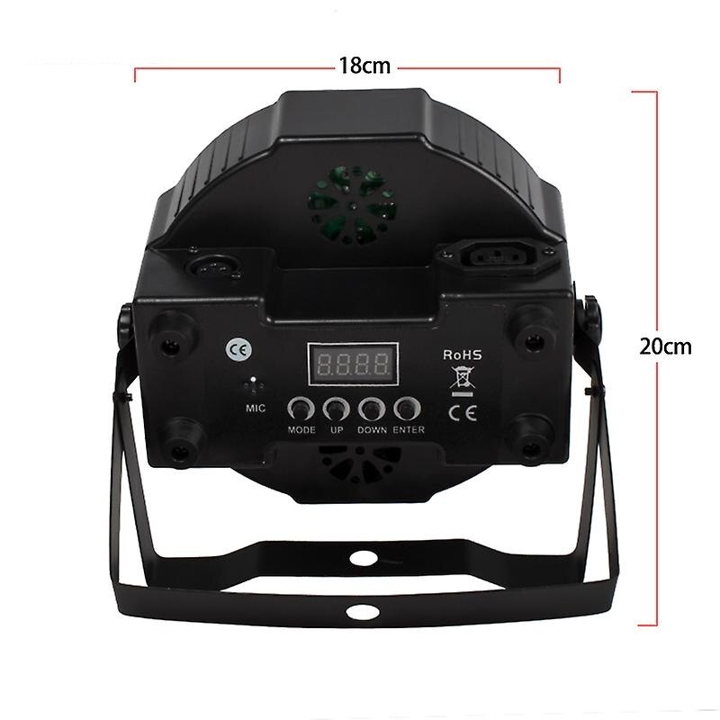 Proiector de lumini Par LED, Flat, 7x18W, RGBWA, UV - eMAG.ro