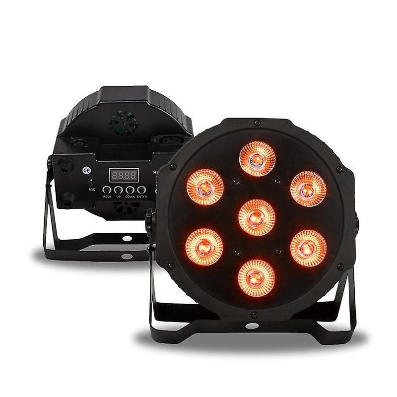 Proiector de lumini Par LED, Flat, 7x18W, RGBWA, UV - eMAG.ro