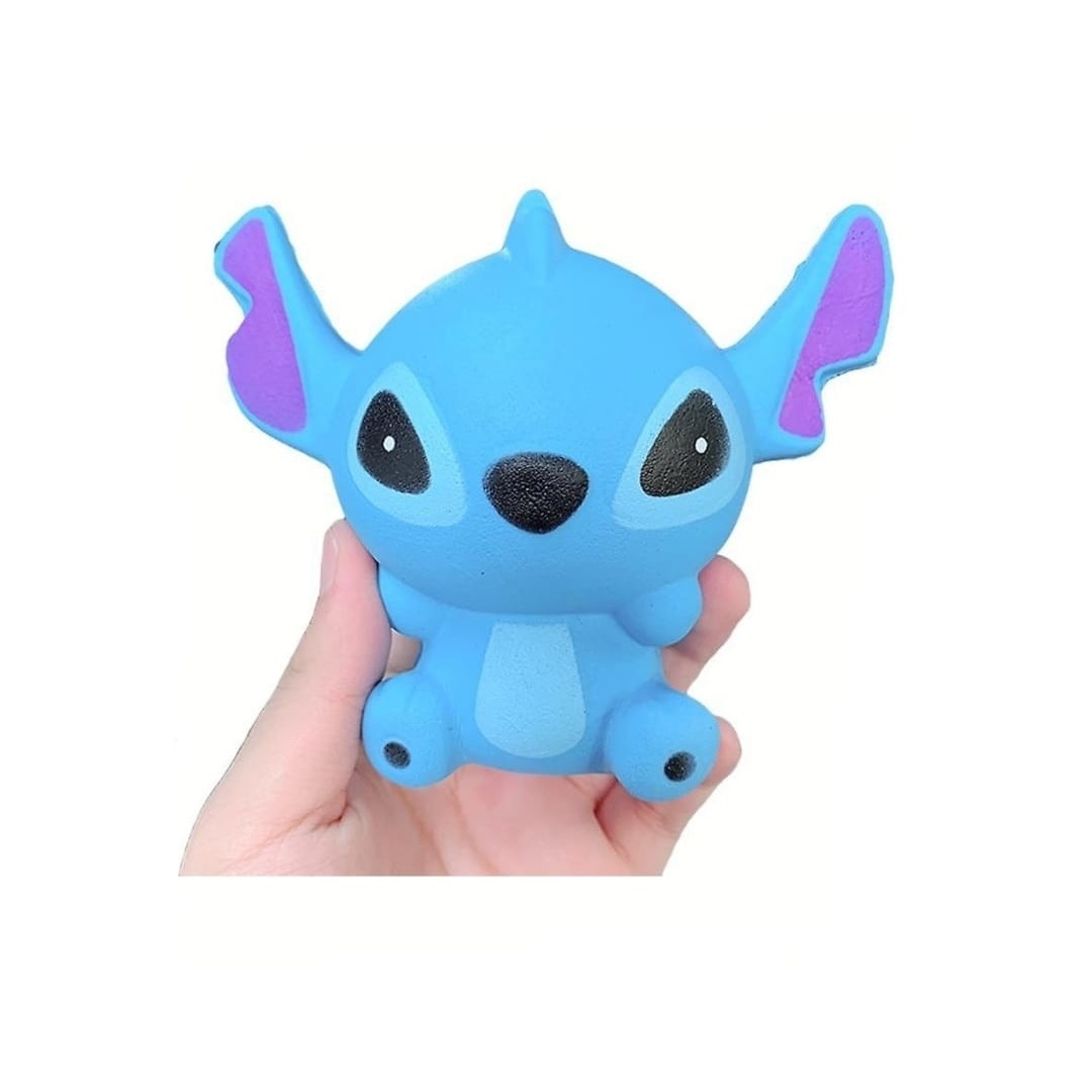 Jucarie Squishy, tip Stitch, albastru, 12 cm - eMAG.ro