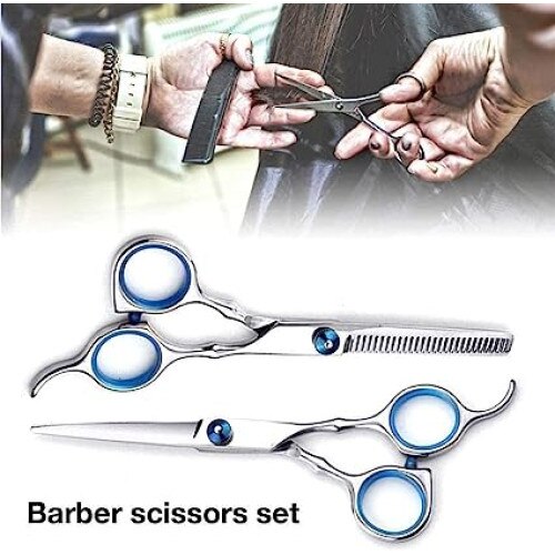 Set profesional de frizerie, Zola®, otel inoxidabil, 7 piese, 22x9x2.5 ...