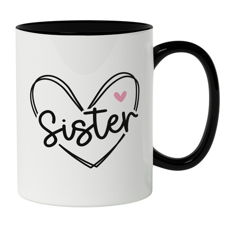 Cana Cu Inima Text Sister, Inima Roz Surori Si Cele Mai Bune Prietene ...