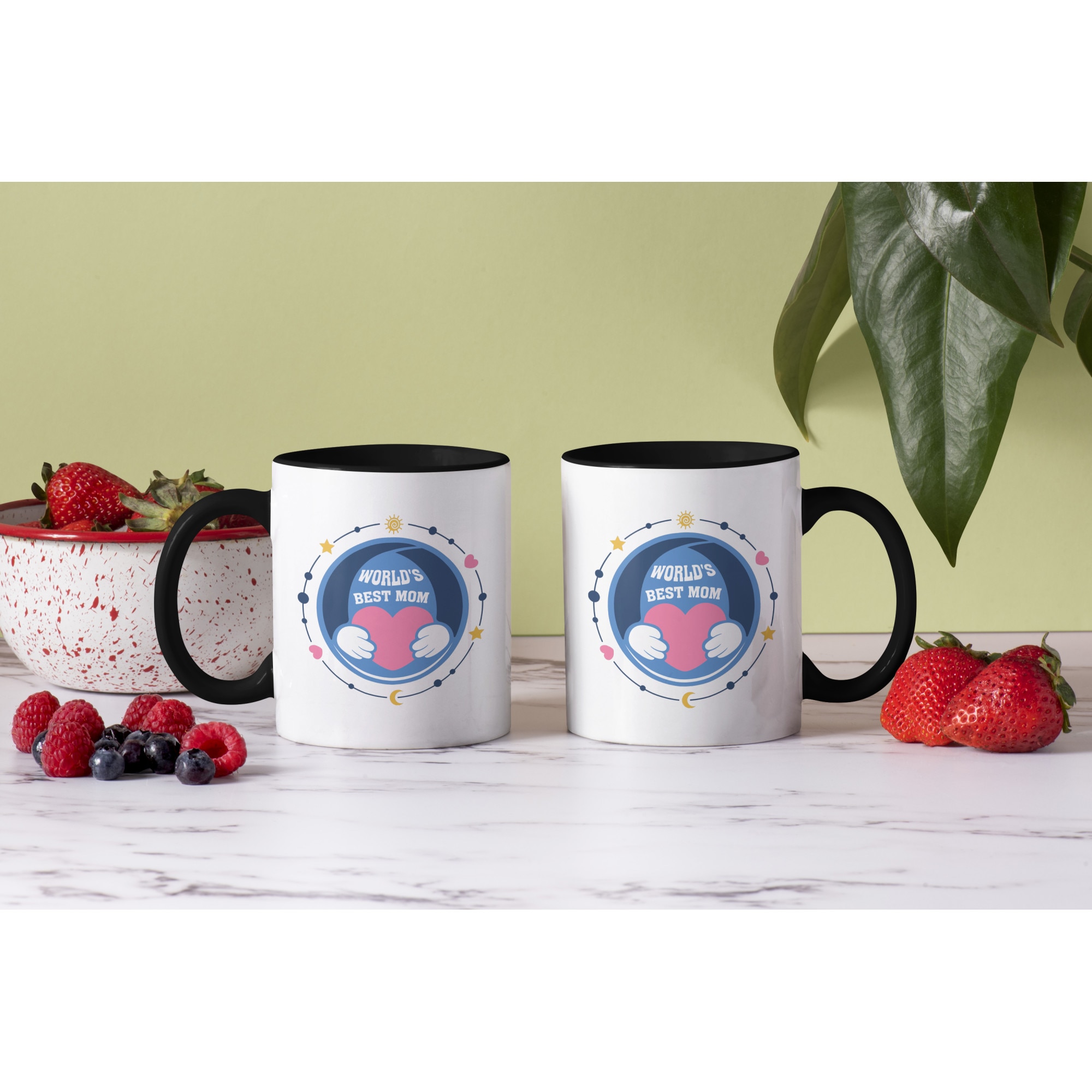 Cana Cu Maini Ce Tin O Inima Roz, Text In Engleza World's Best Mom, Cea ...