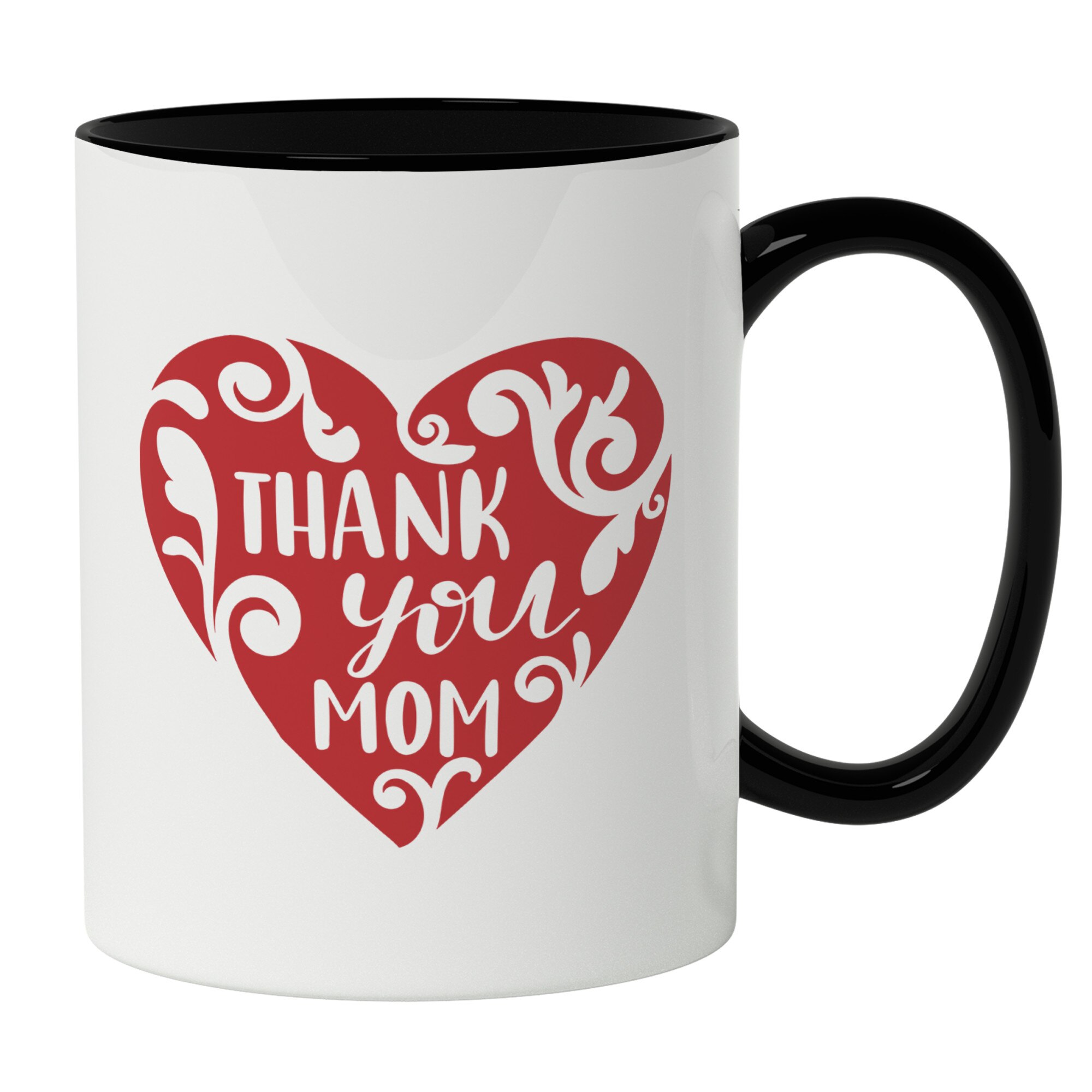 Cana Cu Inima Rosie Text In Engleza Thank You mom, Cea Mai Buna mama ...