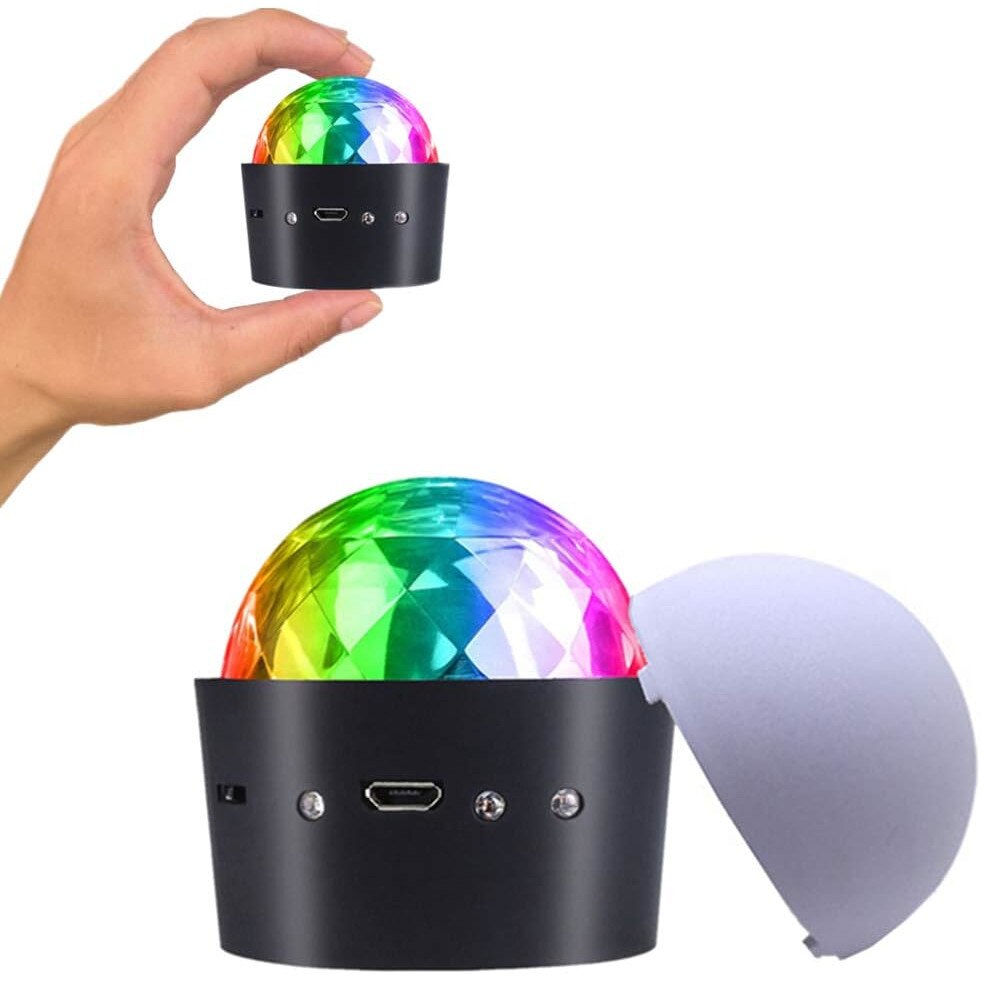Mini lumina discoteca, LED-uri pentru scena, Multicolor - eMAG.ro