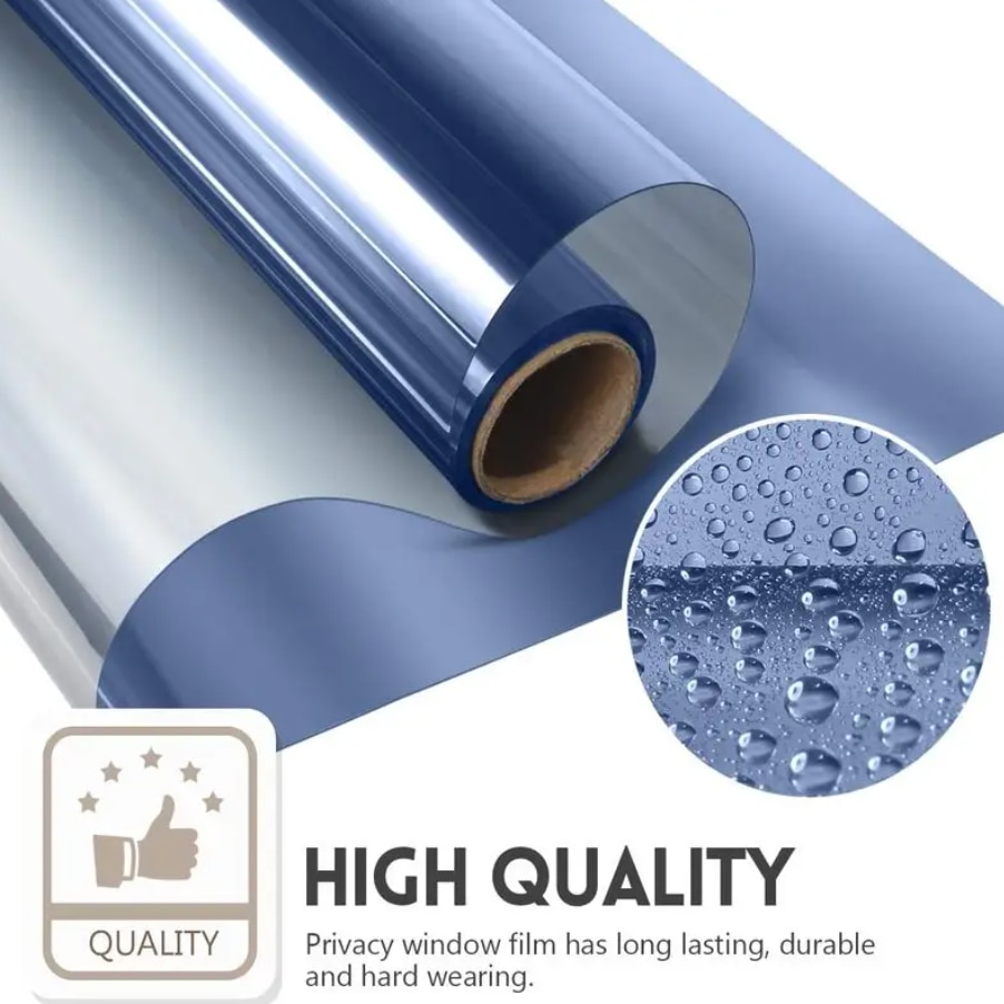 Интериорно слънцезащитно фолио светлоотразително синьо ролка 300х60 см Emag Bg