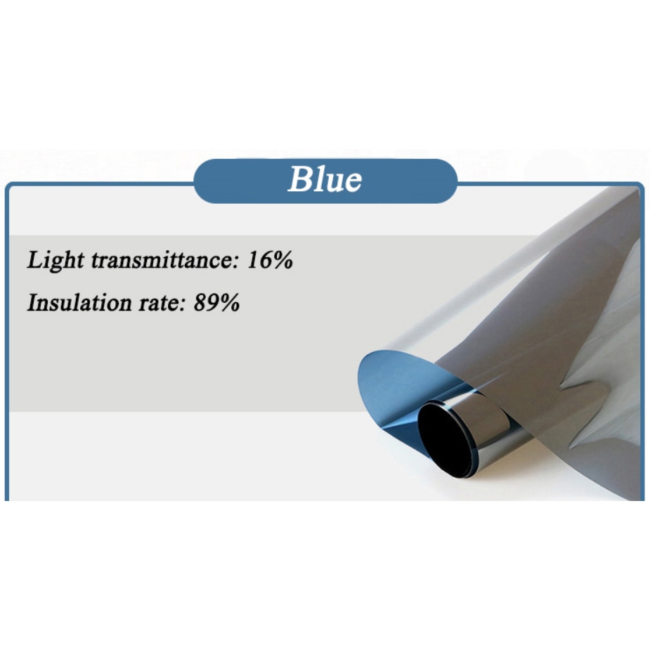 Интериорно слънцезащитно фолио светлоотразително синьо ролка 300х60 см Emag Bg