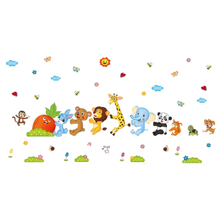 Sticker autocolant de perete pentru camera copilului, rezistent la ...