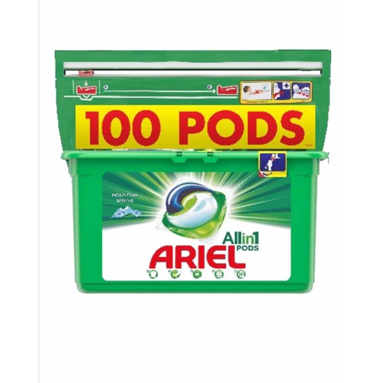 Detergent de rufe capsule Ariel All-in-One PODS, 100 spalari AR011 - eMAG.ro