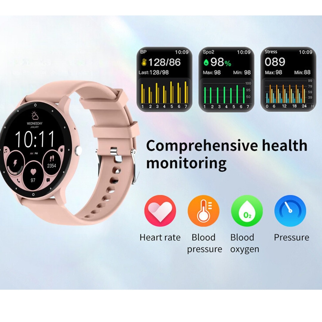 Ceas Smartwatch TU&YA ® WATCH Apel Bluetooth HD, 35mm Borderless Intens ...