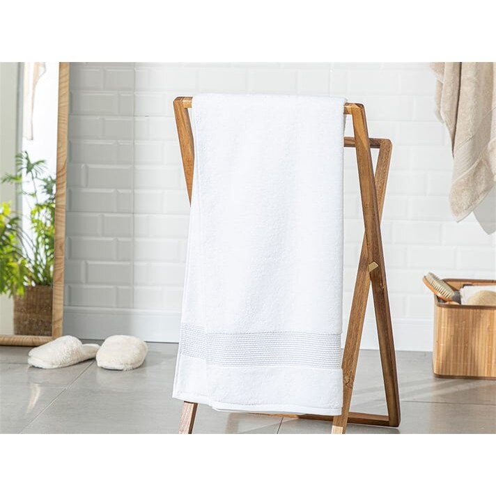 Prosop de baie, English Home, Deluxe, 90x150 Cm, Alb - eMAG.ro