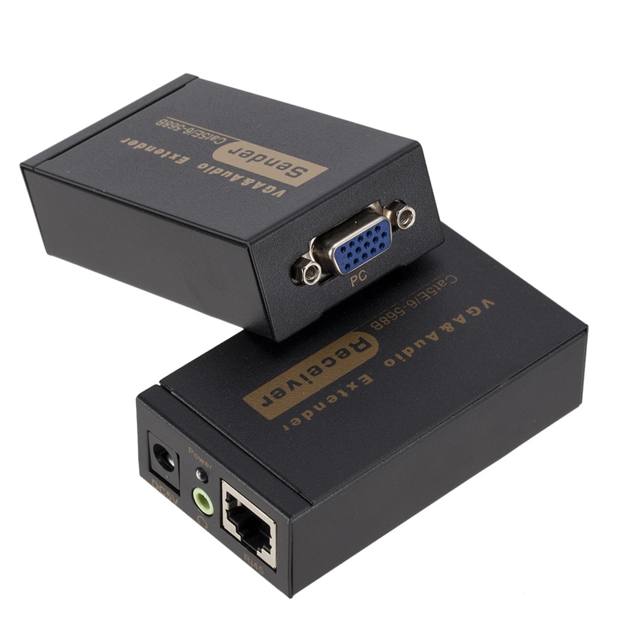 Adaptor HOPE R®, de la VGA la RJ45, pentru extindere semnal video pana ...